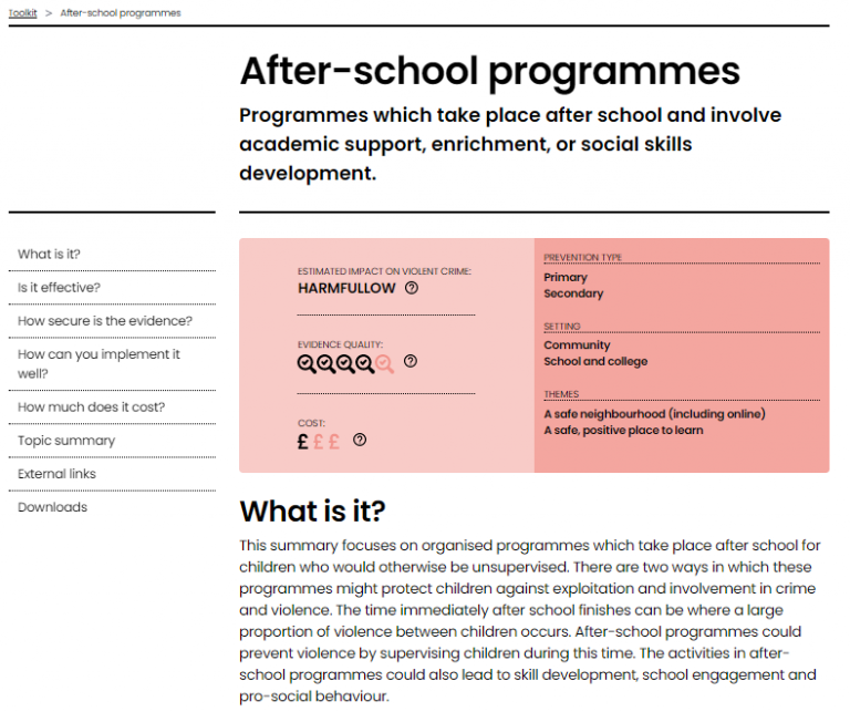 Top tips for using the new YEF Toolkit | Youth Endowment Fund